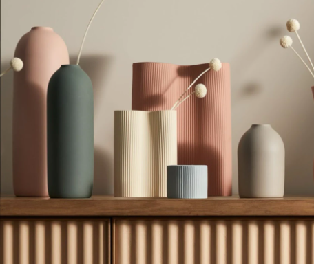 Infinity Vase - Ribbed (M) – Wilde Interiors & Flowers